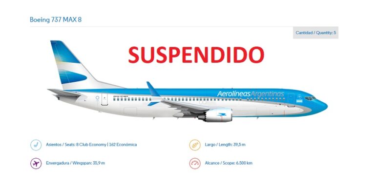 Aerolíneas Argentinas suspende temporalmente las operaciones de sus ...