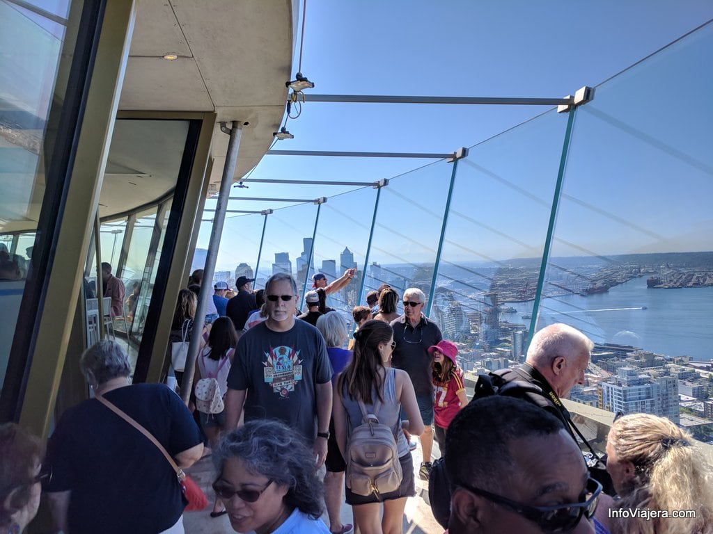 La emblemática torre - mirador de Seattle (Estados Unidos): la Space ...
