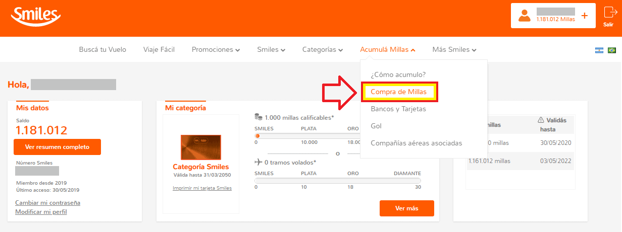 Smiles Argentina lanza la compra de millas acompañada de una buena ...