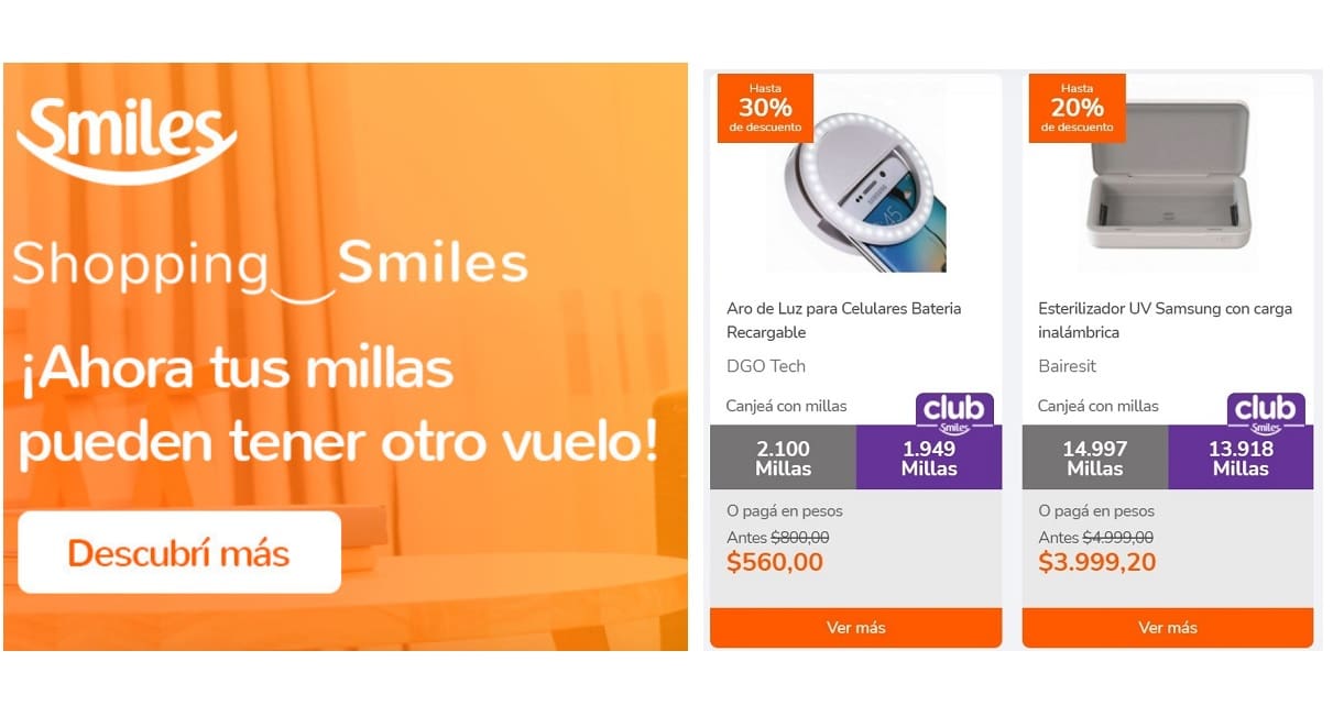 Smiles Argentina lanza su Shopping, una opción más para usar las millas ...