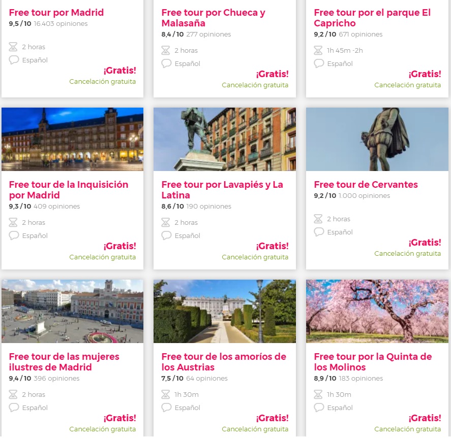 Madrid gratis: actividades y visitas por cero euros - Info Viajera