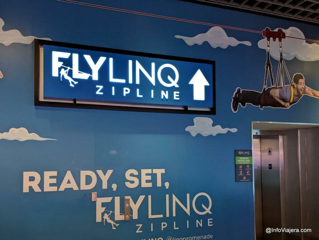 Volamos en tirolesa por Las Vegas (USA) en Fly LINQ Zipline - Info Viajera