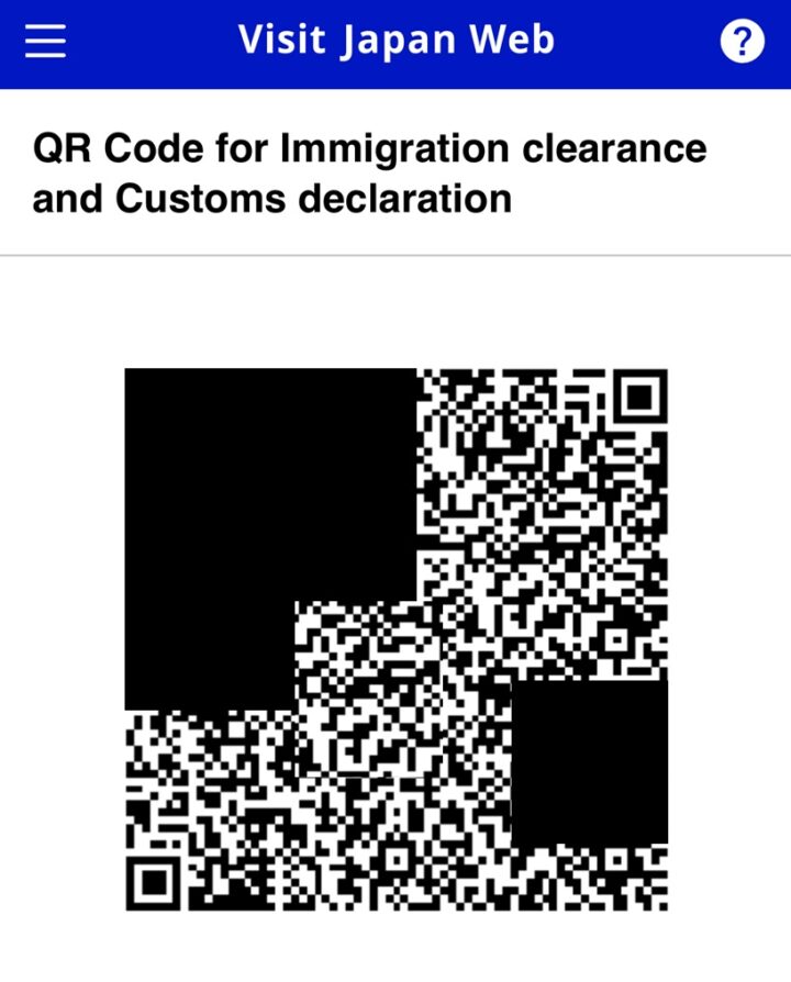 La predeclaración de ingreso a Japón y el código QR (Visit Japan Web ...