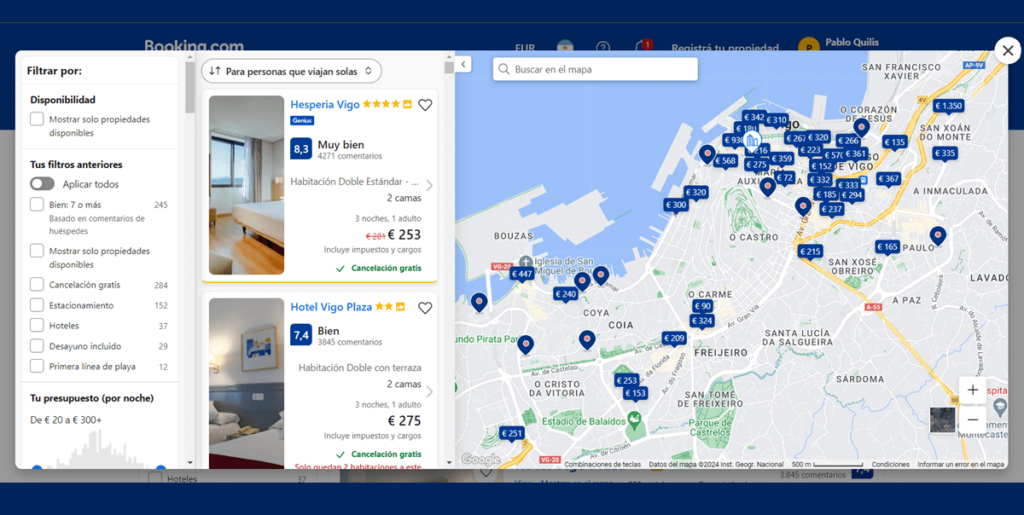 Booking cambia la forma de mostrar los precios de los alojamientos en ...