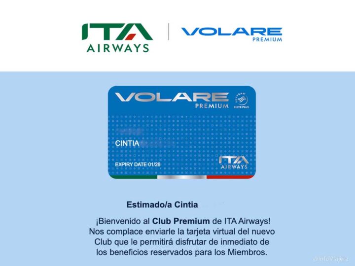 Status Match de ITA: nos llegó la tarjeta Volare Club Premium - Info ...