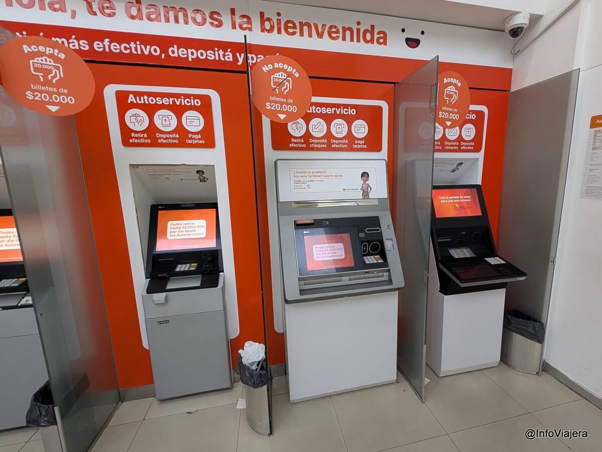 El banco Galicia permite retirar dólares billete de sus terminales de ...
