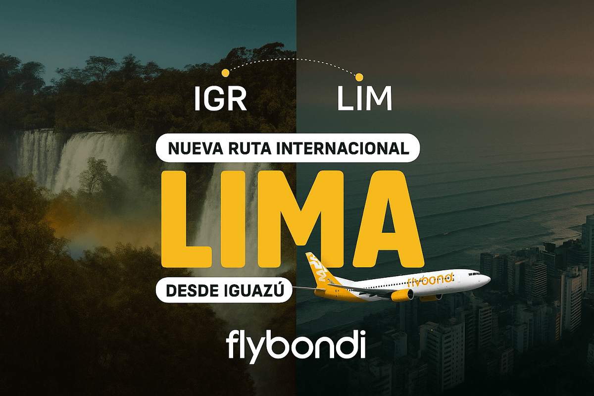 Nueva ruta de Flybondi entre Perú y Argentina - Info Viajera